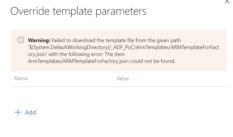 Unable To Override Template Parameters In Automated Publishing For Continuous Integration And 2766