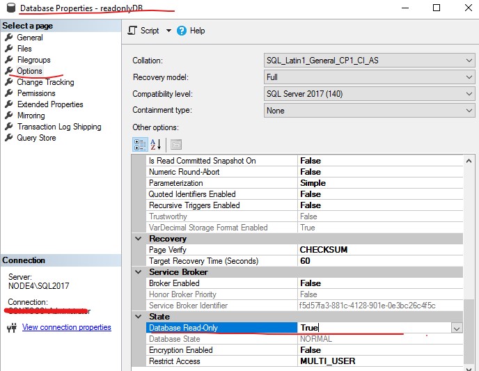 Access to Read-only Database to a non-SA user - Microsoft Q&A Access to Read-only Database to a non-SA user - Microsoft Q&A