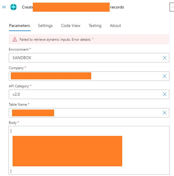 Having an connection issue with Business Central with Logic App standard. - Microsoft Q&A
