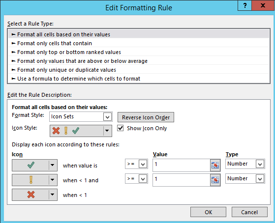 C# Additiong conditional formatting for 3 Symbols Icon set and getting ...