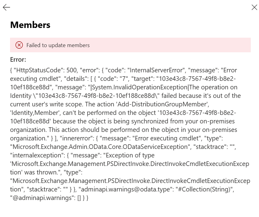 non-admin user can't update Distribution List despite being owner ...