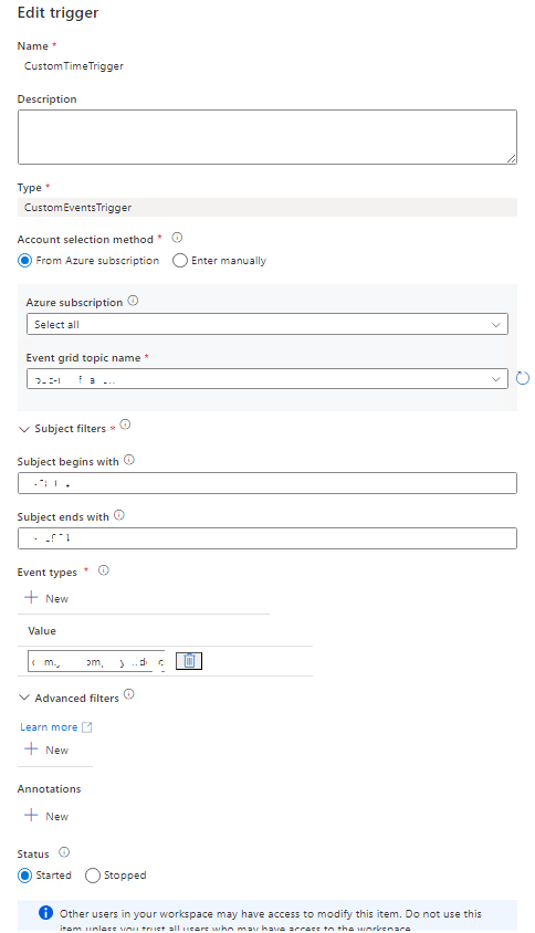 CloudEvent to trigger Data Factory pipeline - Microsoft Q&A