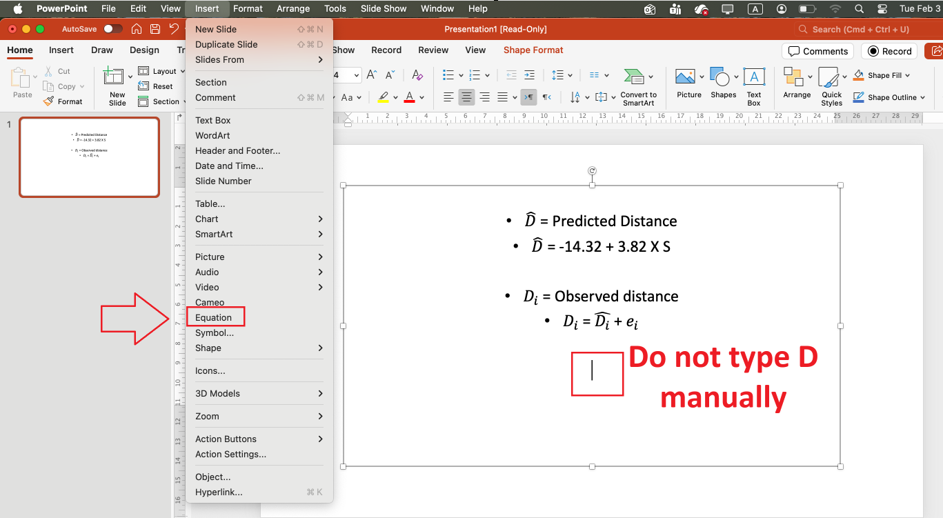 PowerPoint: Accents (equations or otherwise) do not render properly ...