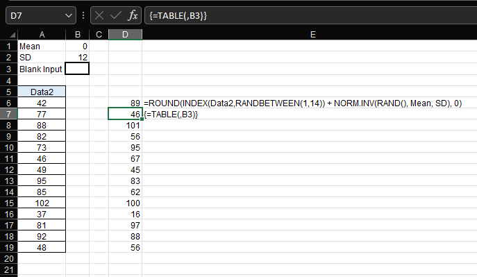 How to interpret formulas of the form {=TABLE(,A3)} ? - Microsoft Q&A