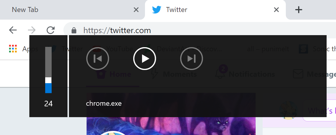 Audio source panel appears with volume control - Microsoft Q&A