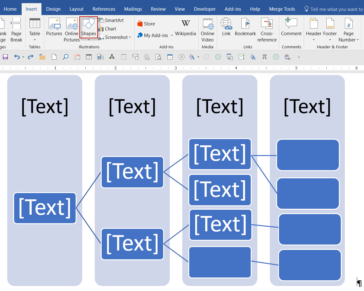 horizontal labelled hierarchy smart art - Microsoft Q&A