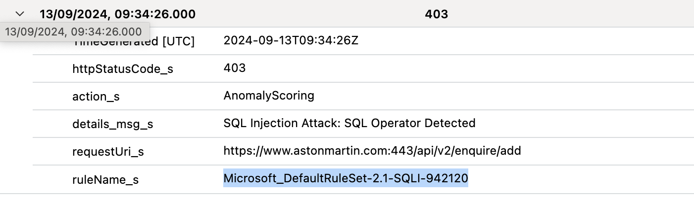 Request Blocked By Microsoft Defaultruleset 2 1 Sqli 942120 For Russian Language Microsoft Qanda