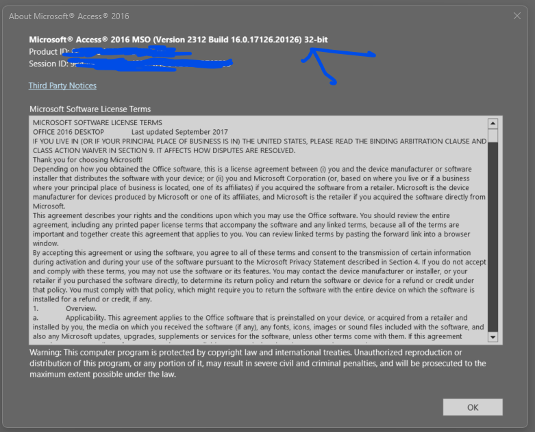 Ms ACE OLEDB exposure in Ms Office 365 - Microsoft Q&A