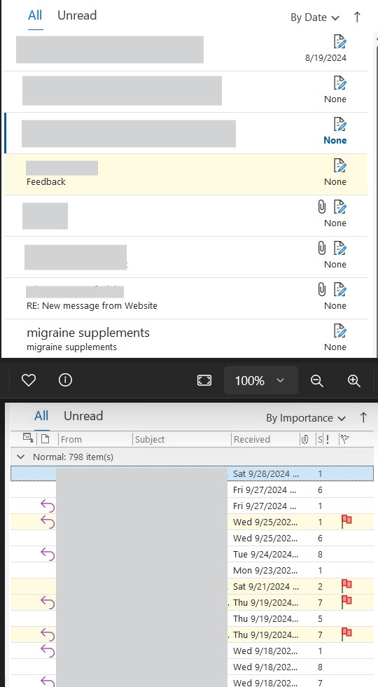 How do I get the Draft/Sent folders to look like the Inbox? - Microsoft Q&A