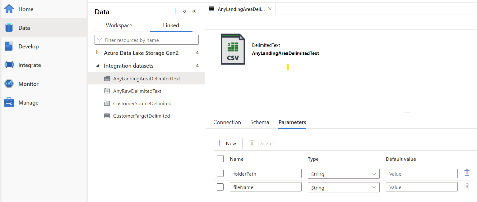 Set Parameters On A Synapse Analytics Dataset Using The Azure Sdk 7775
