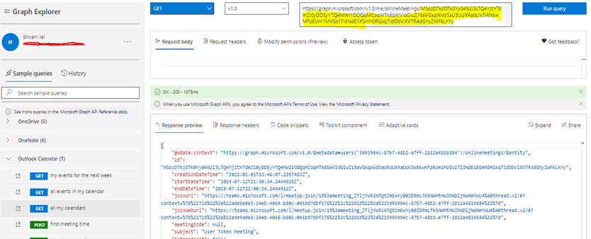 Microsoft Graph - what is the difference between onlineMeetings and ...