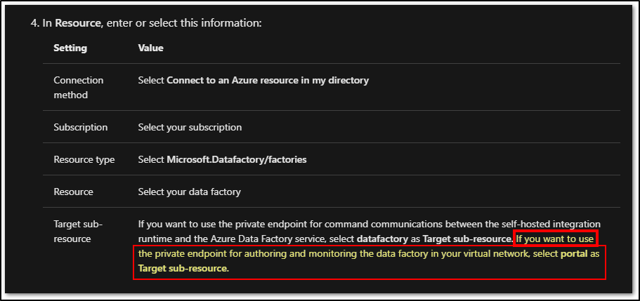 Azure Data Factory portal through a public network after creating ...