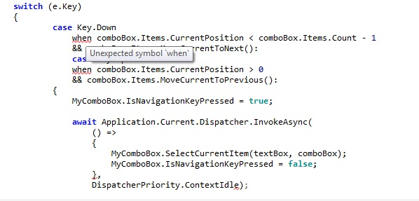 How to make a combo box have a feature like suggest append in WPF ...