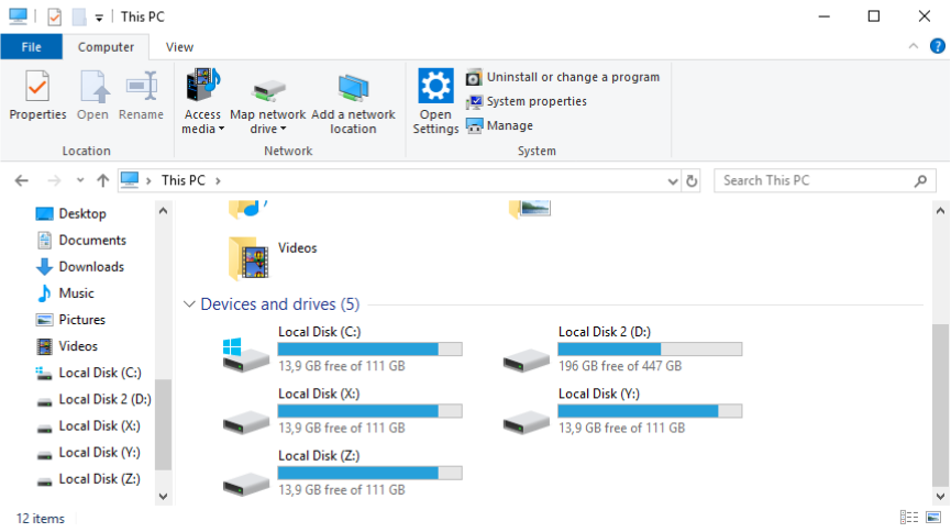 Fake Storage Drives - Microsoft Q&A