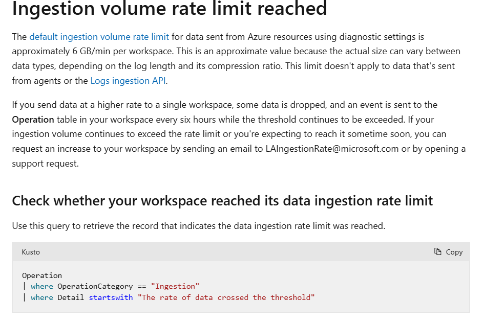 Simple application insights query is timing out and now I'm seeing ...
