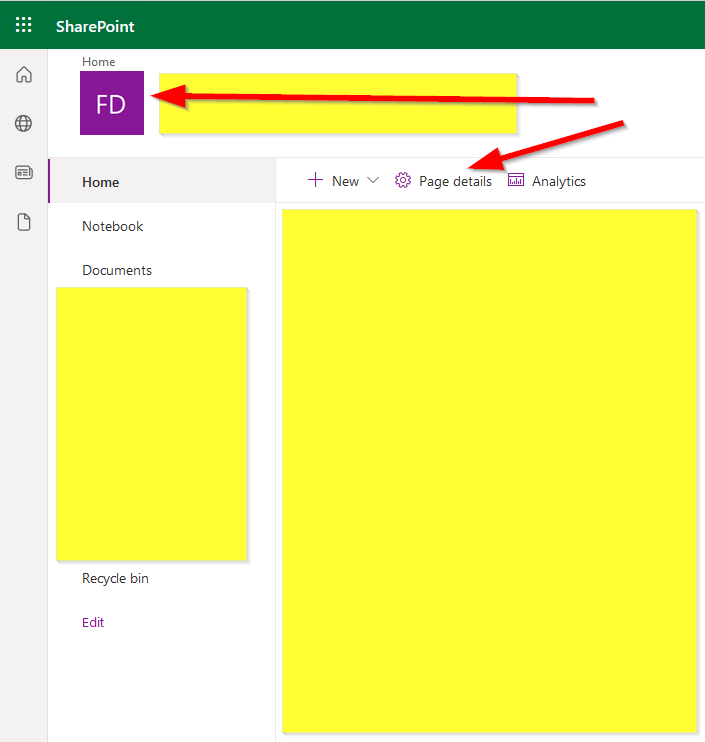 The home SPO site looks like new (Modern Communication Site) but has a ...