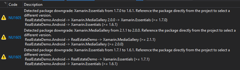 Package Downgrade Detected Issue Microsoft Qanda