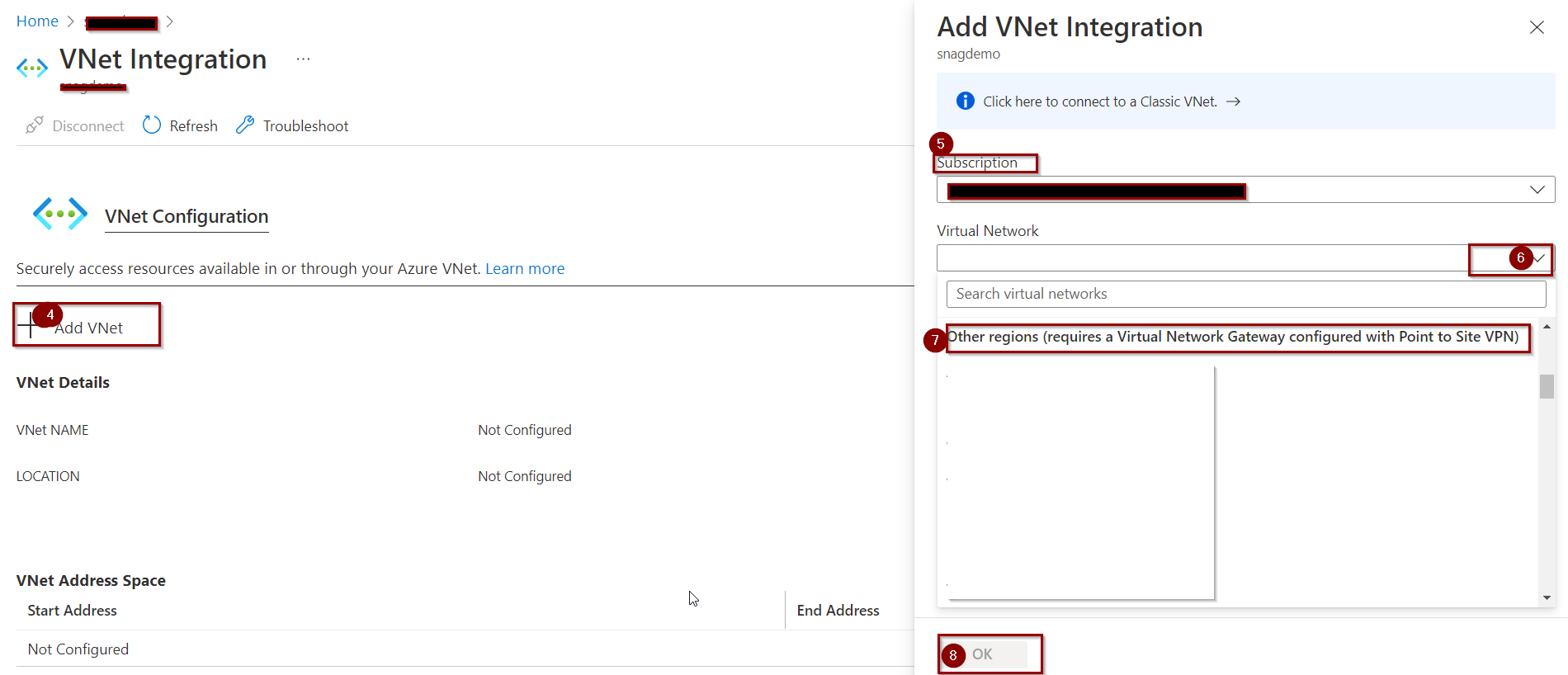 How to set up a "gateway required vnet integration"? - Microsoft Q&A
