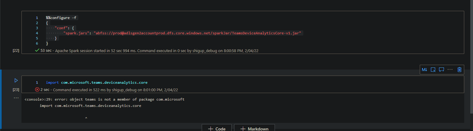 How To Import Classes From Custom Jar Imported In Spark Notebook