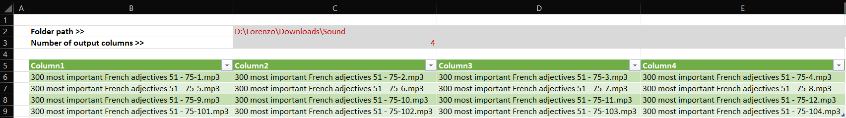 How To Export File Names Into An Excel File Microsoft Qanda