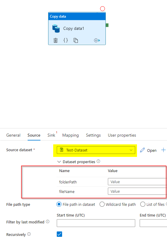 Set Parameters On A Synapse Analytics Dataset Using The Azure Sdk 6454
