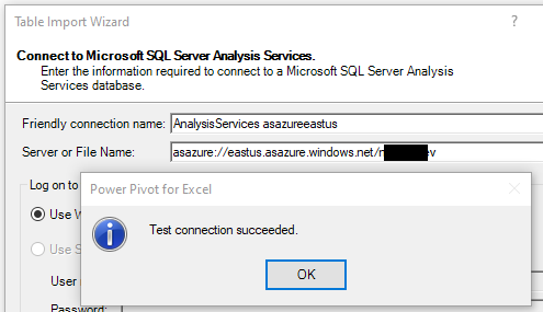 AADSTS50011 Error when connecting Excel PowerPivot to Azure Analysis Services - Microsoft Q&A