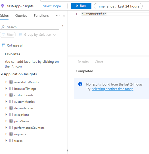 Application Insight Custom Meterics - Microsoft Q&A
