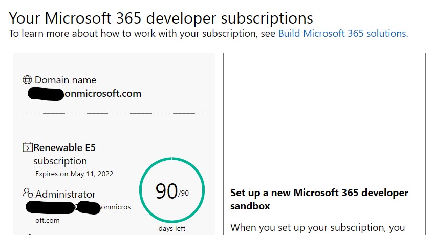 Microsoft 365 Developer E5 Subscription Creation Failure - Microsoft Q&A