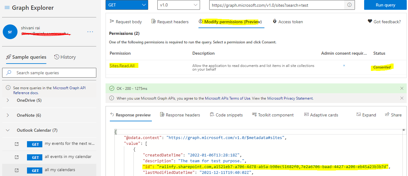 Use Graph Explorer To Try Microsoft Graph Apis Microsoft