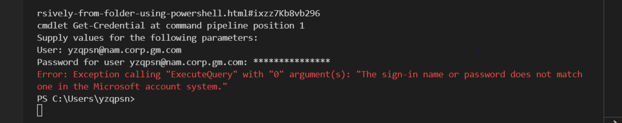 Signin issue when I'm trying to delete folder in Onedrive - Microsoft Q&A