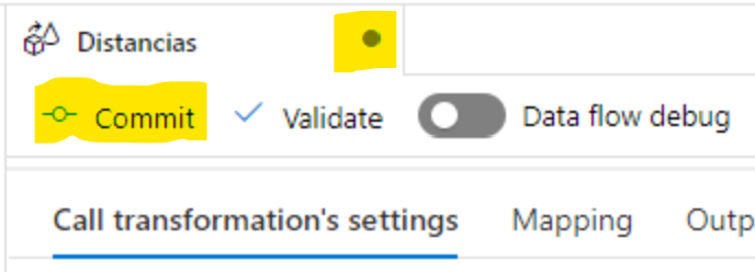 External call transformation lost configuration in "call transformation ...