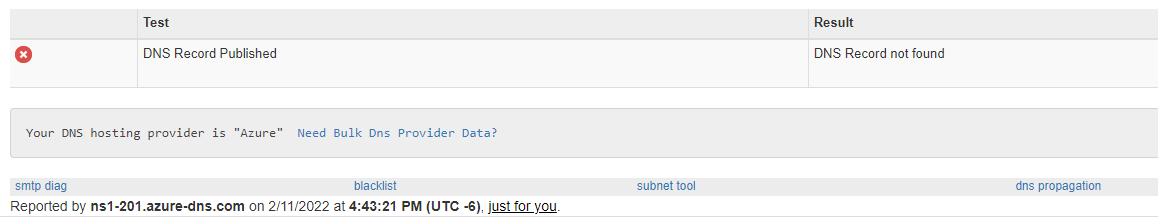 Azure DNS Set PTR Record For Domain Managed Outside Of Azure ...