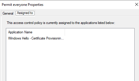 ADFS - [Windows Hello - Certificate Provisioning Service] - Microsoft Q&A