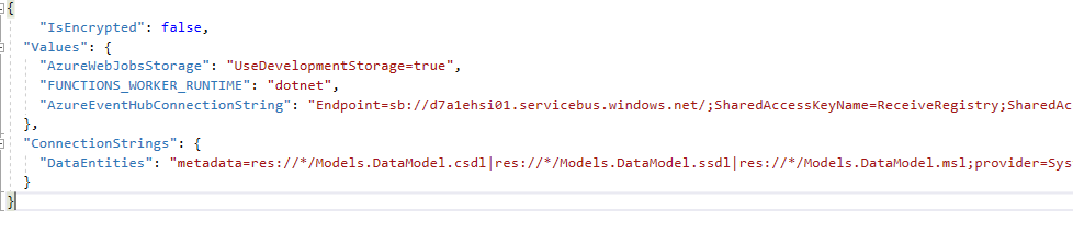 Entity Framework On Azure Function Connectionstring Problem Microsoft Qanda