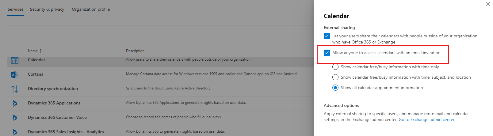 Calendar Sharing - Microsoft Q&A