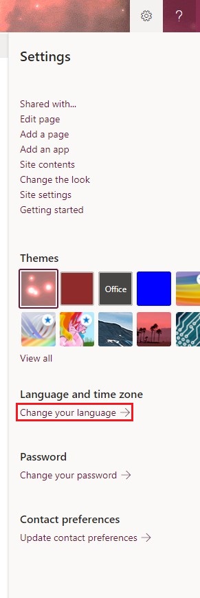 How to setup multi language team site classic view on SharePoint Online ...