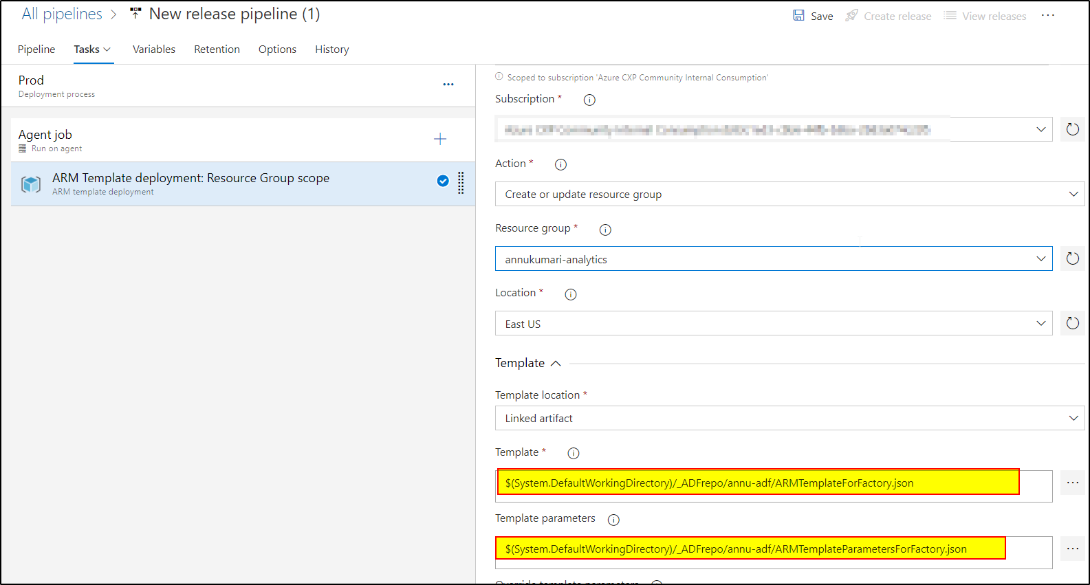 Unable to override template parameters in Automated publishing for ... Unable to override template parameters in Automated publishing for ...