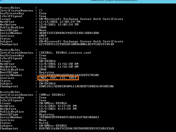 Remove Standard Default SMTP Transport certificate - Microsoft Q&A