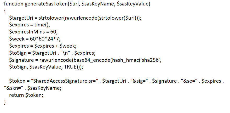Is There Any Script For Generating Sas Token With One Hour Expiry Time Where Default Time For 1424