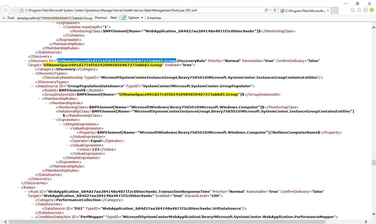 Scom 2019 Groups Dynamic Member Formula Empty Microsoft Qanda