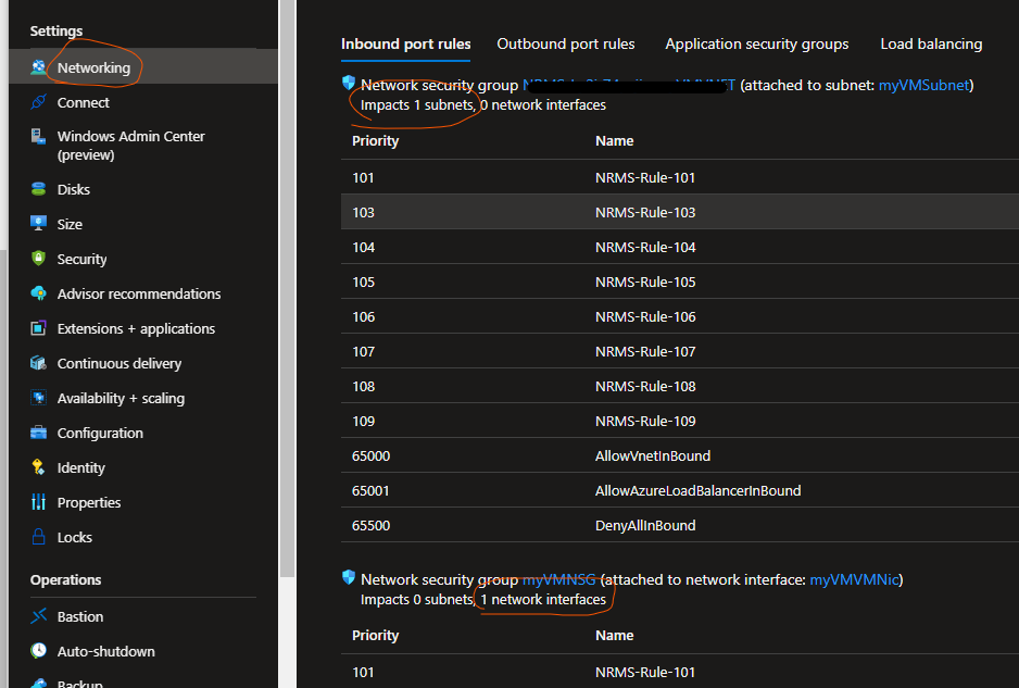 Cannot open port in Azure Virtual Machine except 80 & 3389 - Microsoft Q&A