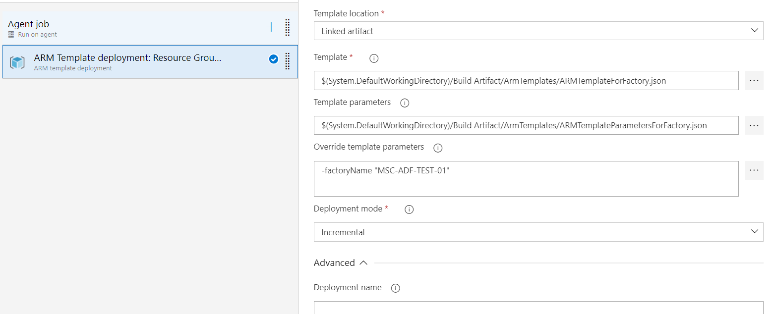 Unable to override template parameters in Automated publishing for ... Unable to override template parameters in Automated publishing for ...