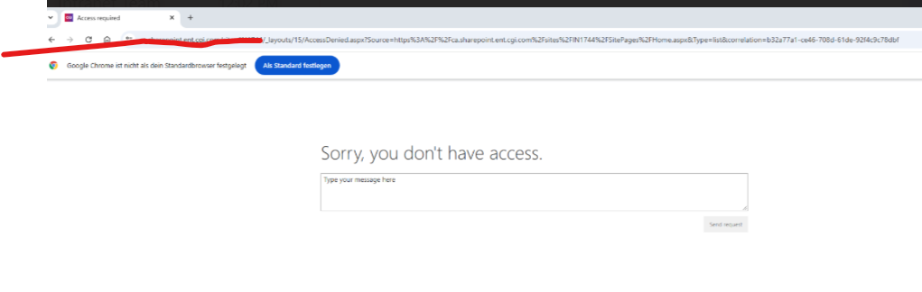 Users are getting Access Denied if they try to access th site without specifying the home page ...