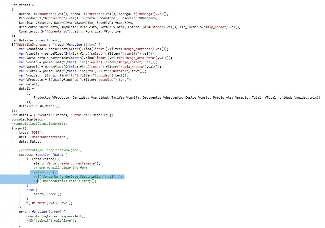 Problem Passing A Record Size From Ajax To Controller In Asp Net Core 5