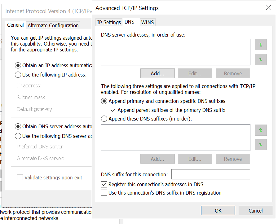 windows 11 primary DNS suffix changing from what is set - Microsoft Q&A