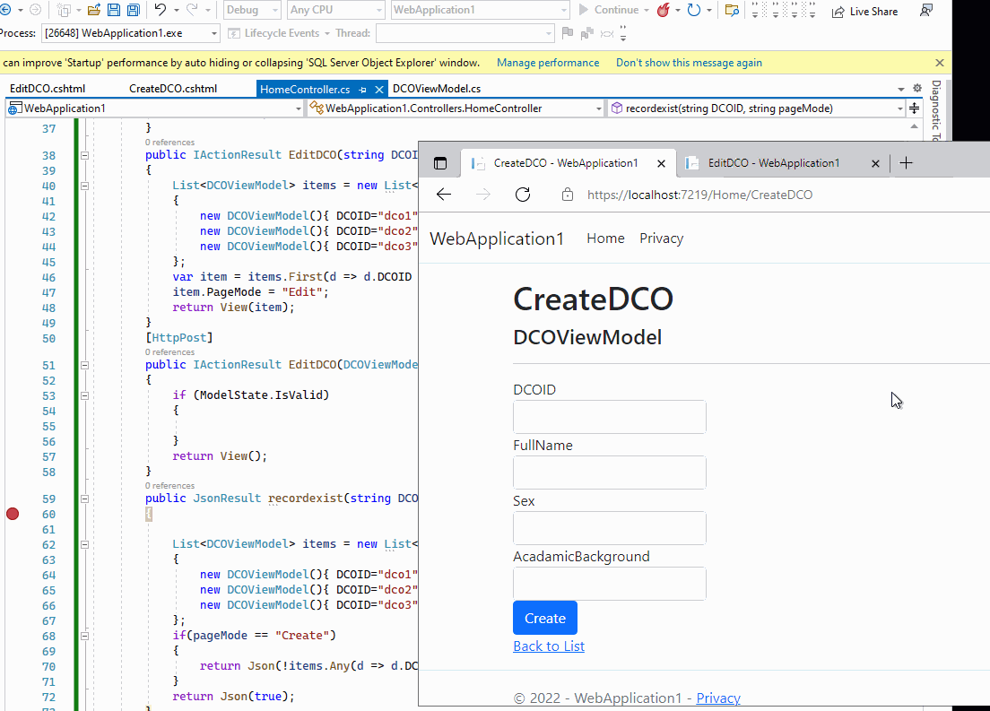 How To Restrict The Remote Validation In Edit Mode In Mvc5 Microsoft Qanda 1822