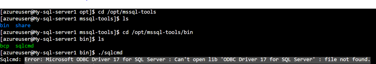 While Connecting To My Sql Server Sqlcmd Is Not Working Microsoft Qanda