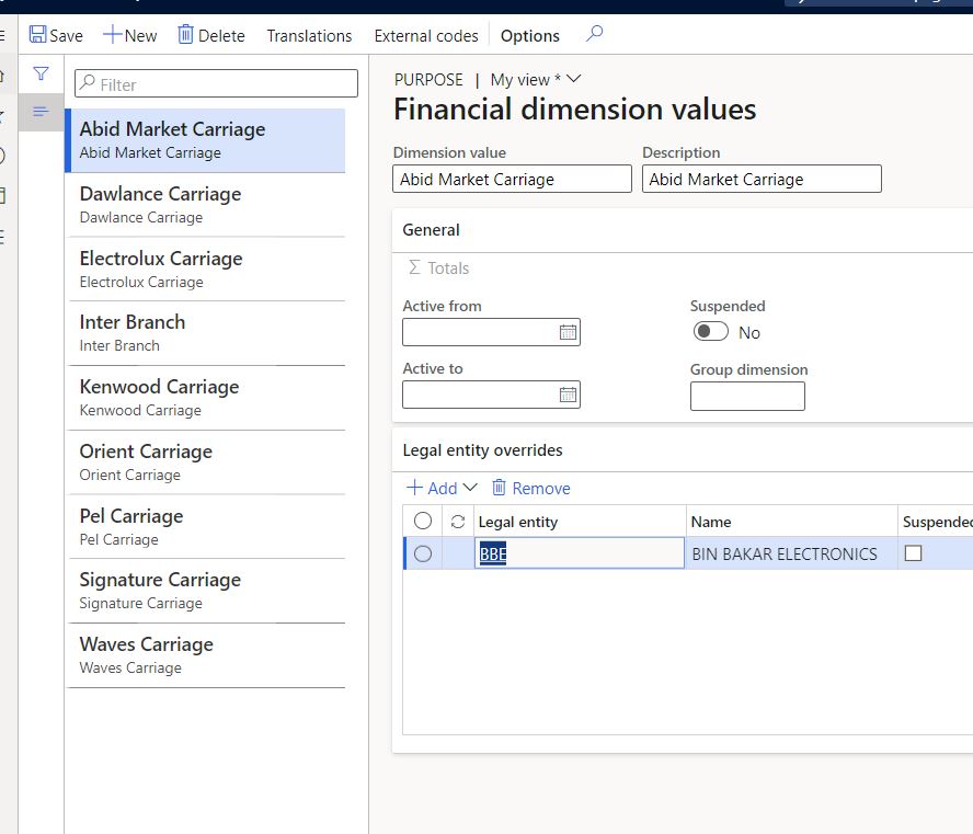 Assigning multiple dimension values to single main account ON D365FO ... Assigning multiple dimension values to single main account ON D365FO ...