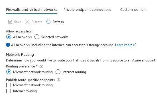 Azure Files Share connection restrictions by IP - Microsoft Q&A