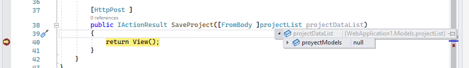 Problem Passing A Record Size From Ajax To Controller In Asp Net Core 5